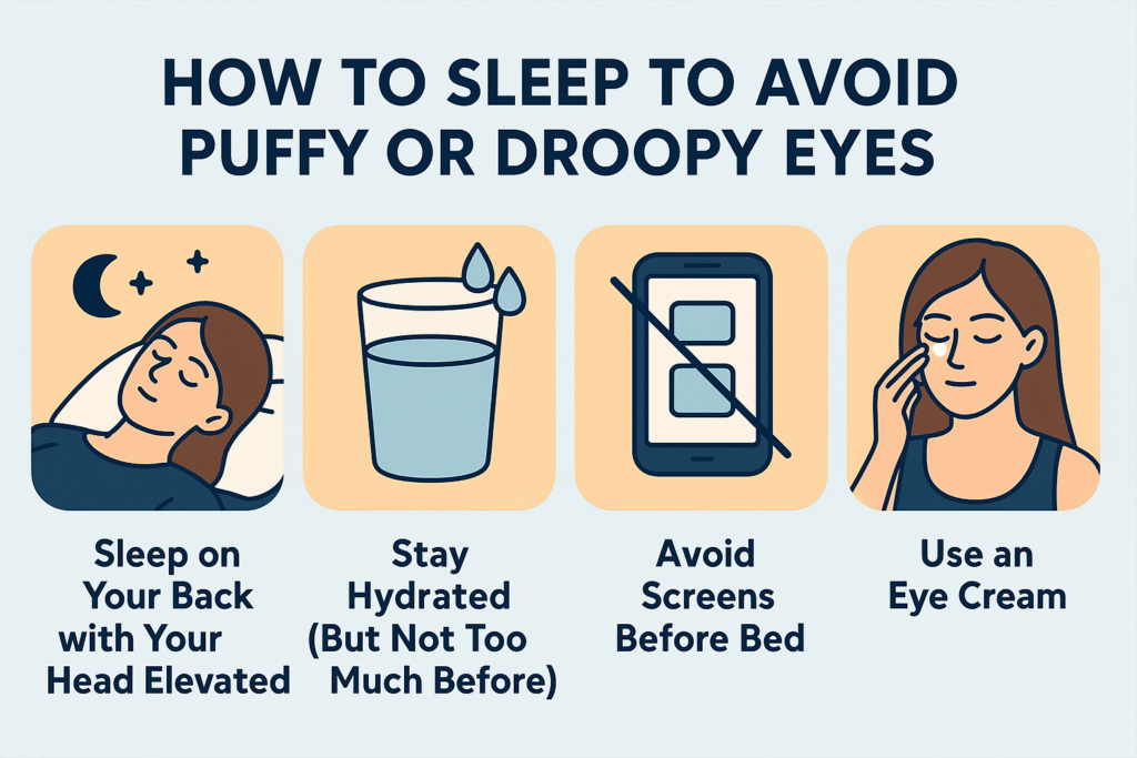How to Sleep to Avoid Puffy or Droopy Eyes? 5 Overnight Fixes That Work
